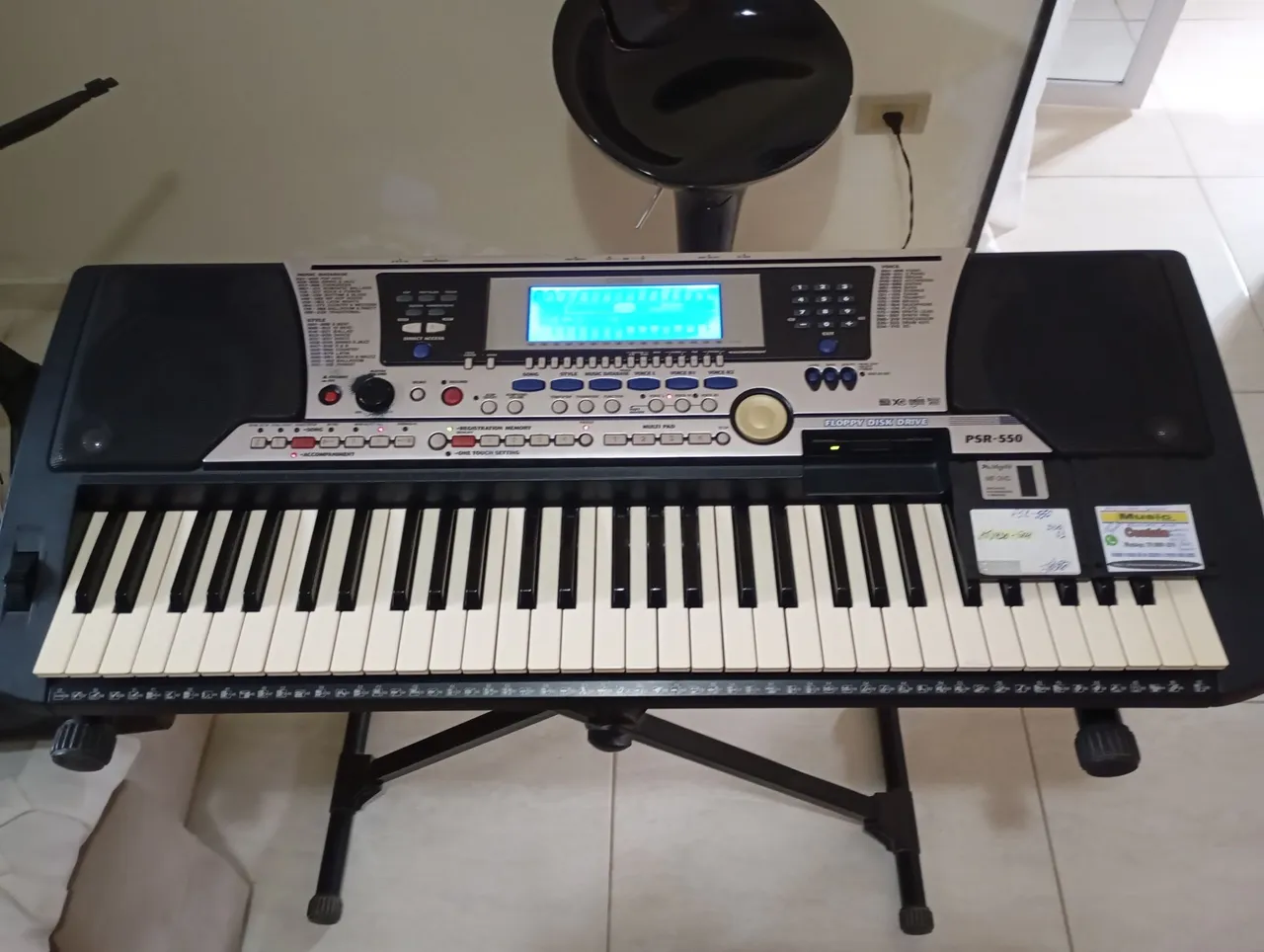 "teclados yamaha psr 550" - Instrumentos musicais no Brasil