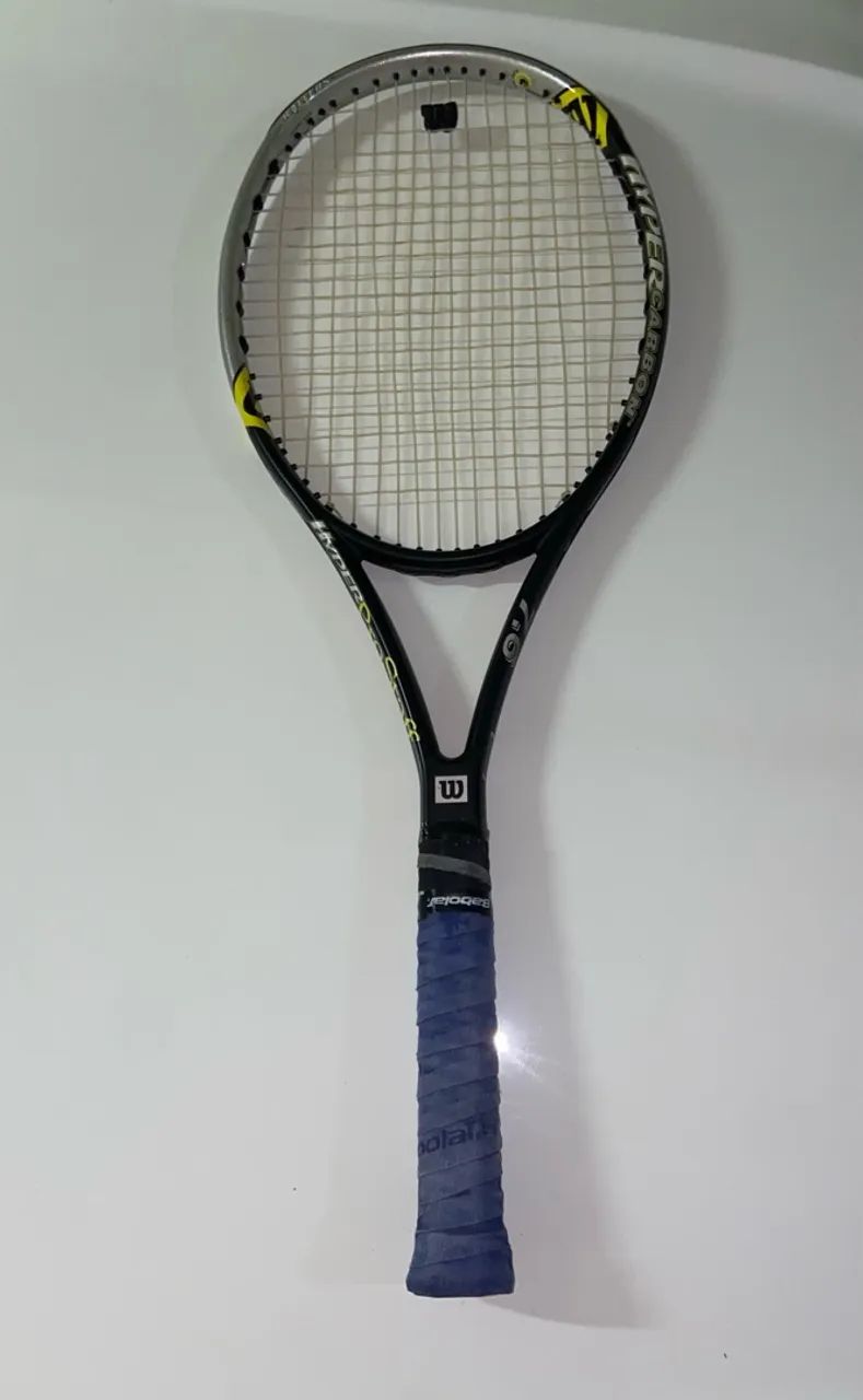 Raquete de Tênis Wilson Hyper pro staff carbon - Esportes de Quadra e ...