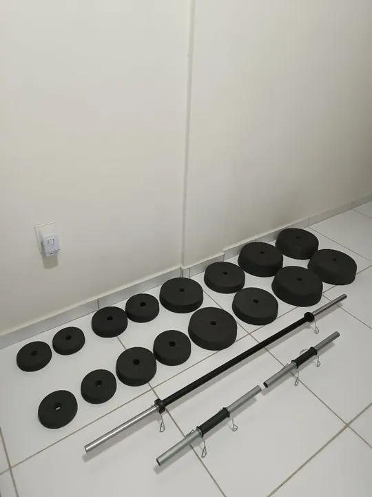 "kit de pesos de academia" - Academia e Exercícios no Brasil