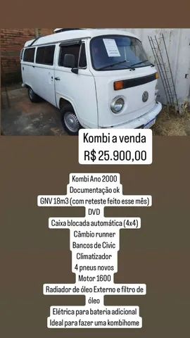 VOLKSWAGEN KOMBI 2000 Usados e Novos