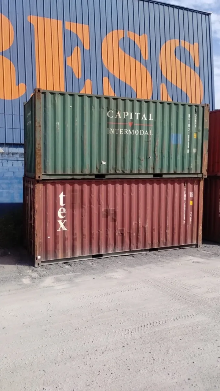"container 20 pes" no Brasil