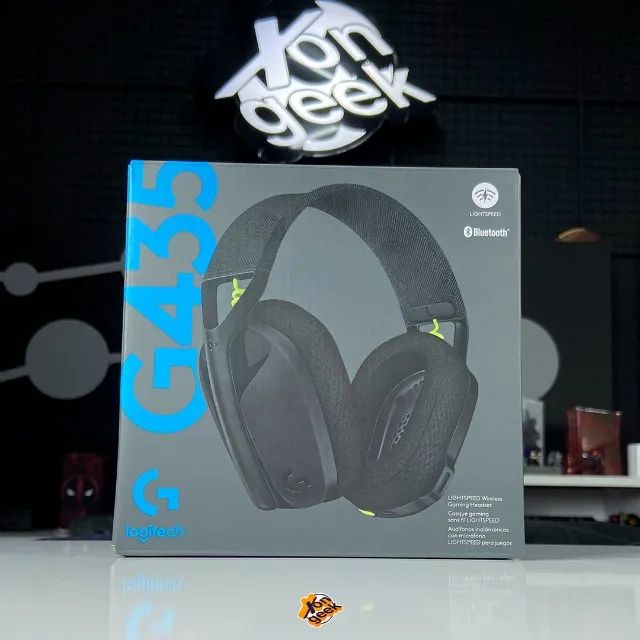 Headset Gamer Sem Fio G435 LIGHTSPEED e Bluetooth, Multiplataforma, Preto | Logitech - Fones de ...