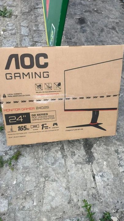 Monitor Gamer AOC 24G2S 24 polegadas NOVO NA CAIXA - Monitores - Santo ...
