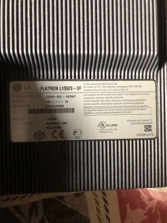Monitor LG Flatron L1552S-SF 15 polegadas - Monitores - Dt Ind Jardim P ...