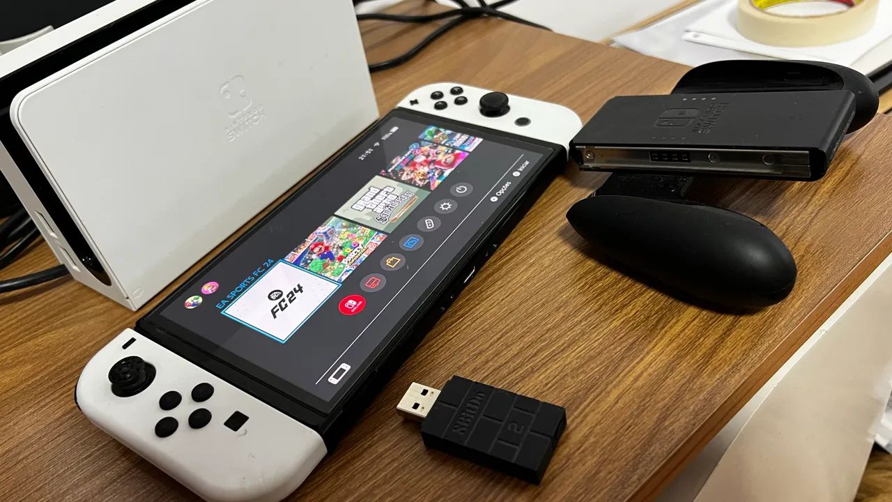 Nintendo Switch OLED Desbloqueado - Completo! - Consoles de Vídeo Game ...