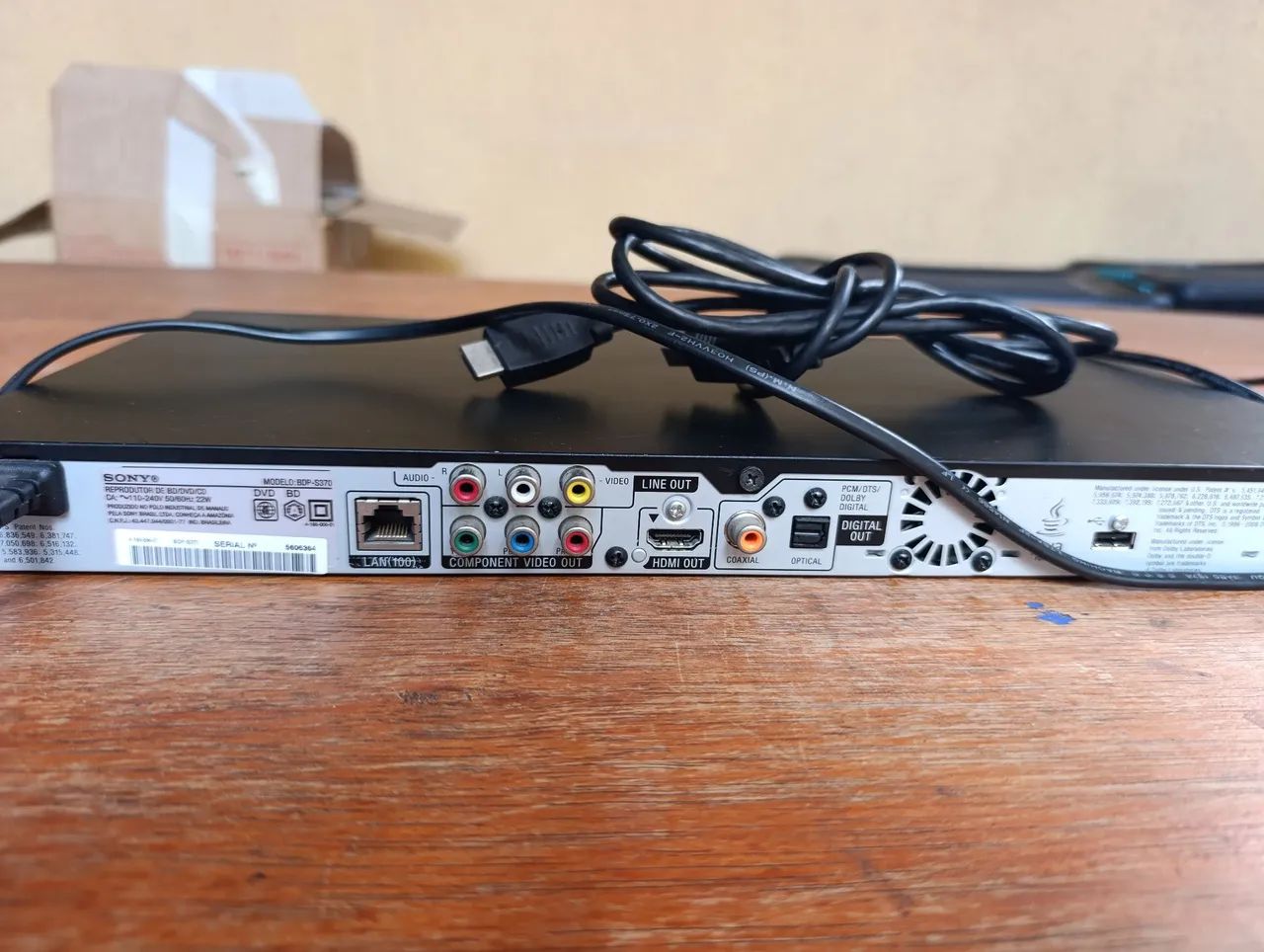 Reprodutor de blu-ray e cd Sony S370 - DVD, Blu-Ray e Vídeo Cassete - Jardim São Judas Tadeu ...