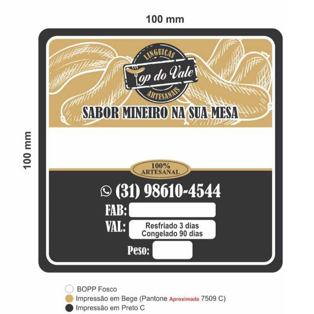Rótulo para alimentos - Equipamentos Para Comércio - Jardim Atlântico ...