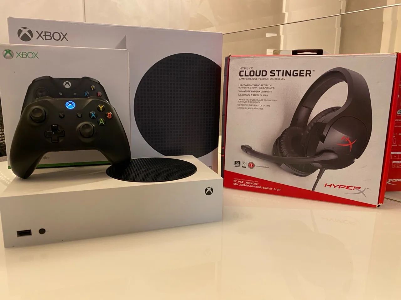 Xbox Series S Headset Hyperx Cloud Stinger Consoles De Vídeo Game São Mateus Juiz De Fora