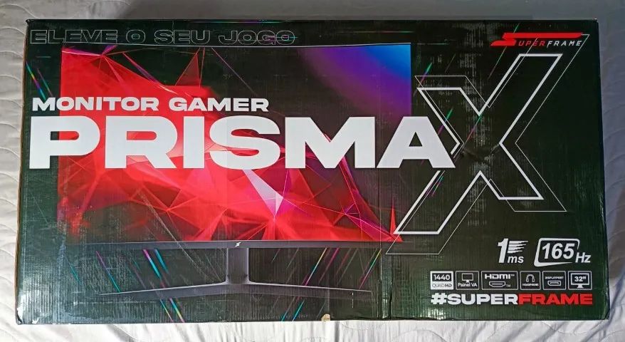 Monitor Gamer Curvo Prisma X 32 PL 165 Hz 2K Quad-HD 1ms FreeSync + HDR ...