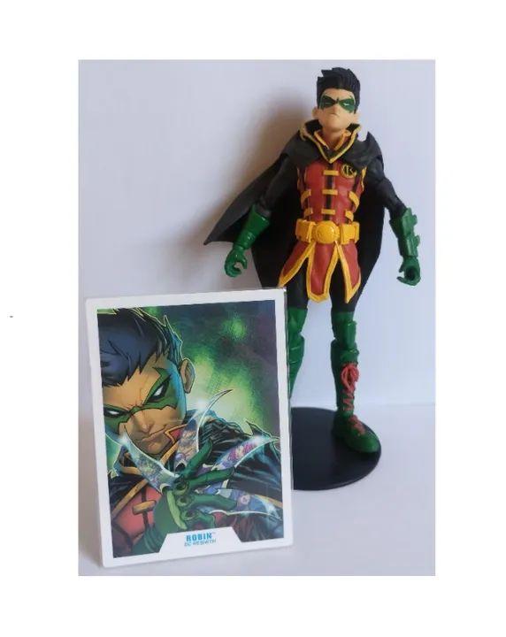 ACTION FIGURE DC MCFARLANE ROBIN (DC REBIRTH) - Hobbies e coleções ...
