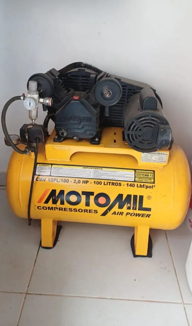 Compressor Motomil 100L - Ferramentas de Pintura - Vila Formosa ...