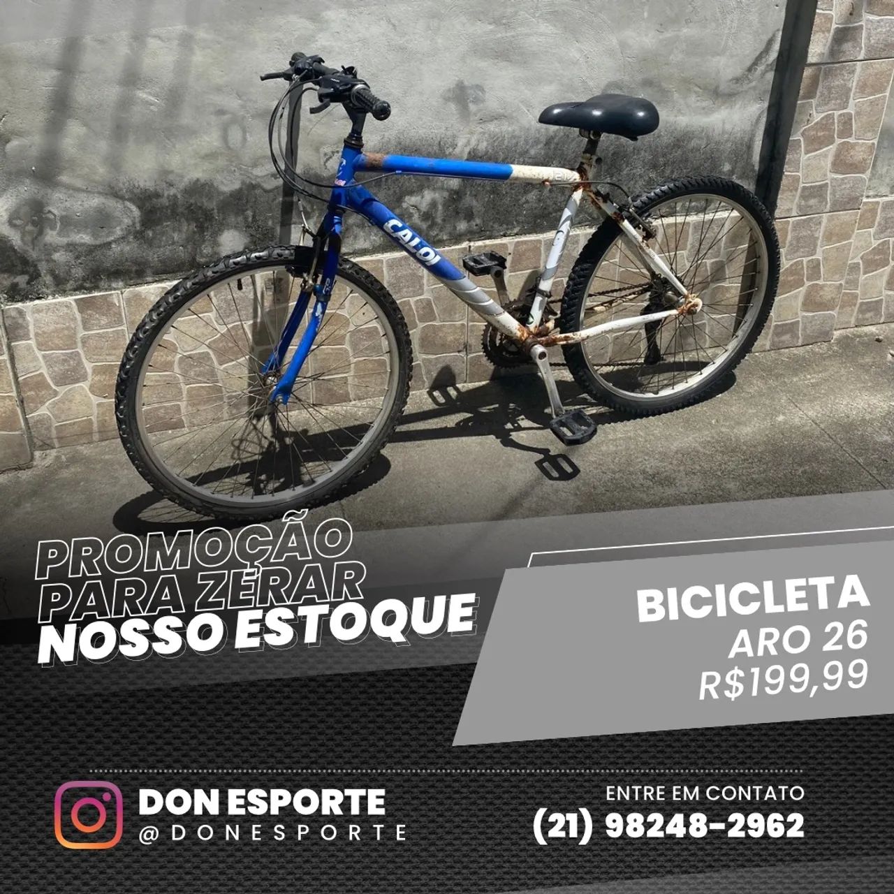 Bicicleta Caloi Aro 26 - Promoção Imperdível! - Ciclismo - Taquara, Rio ...