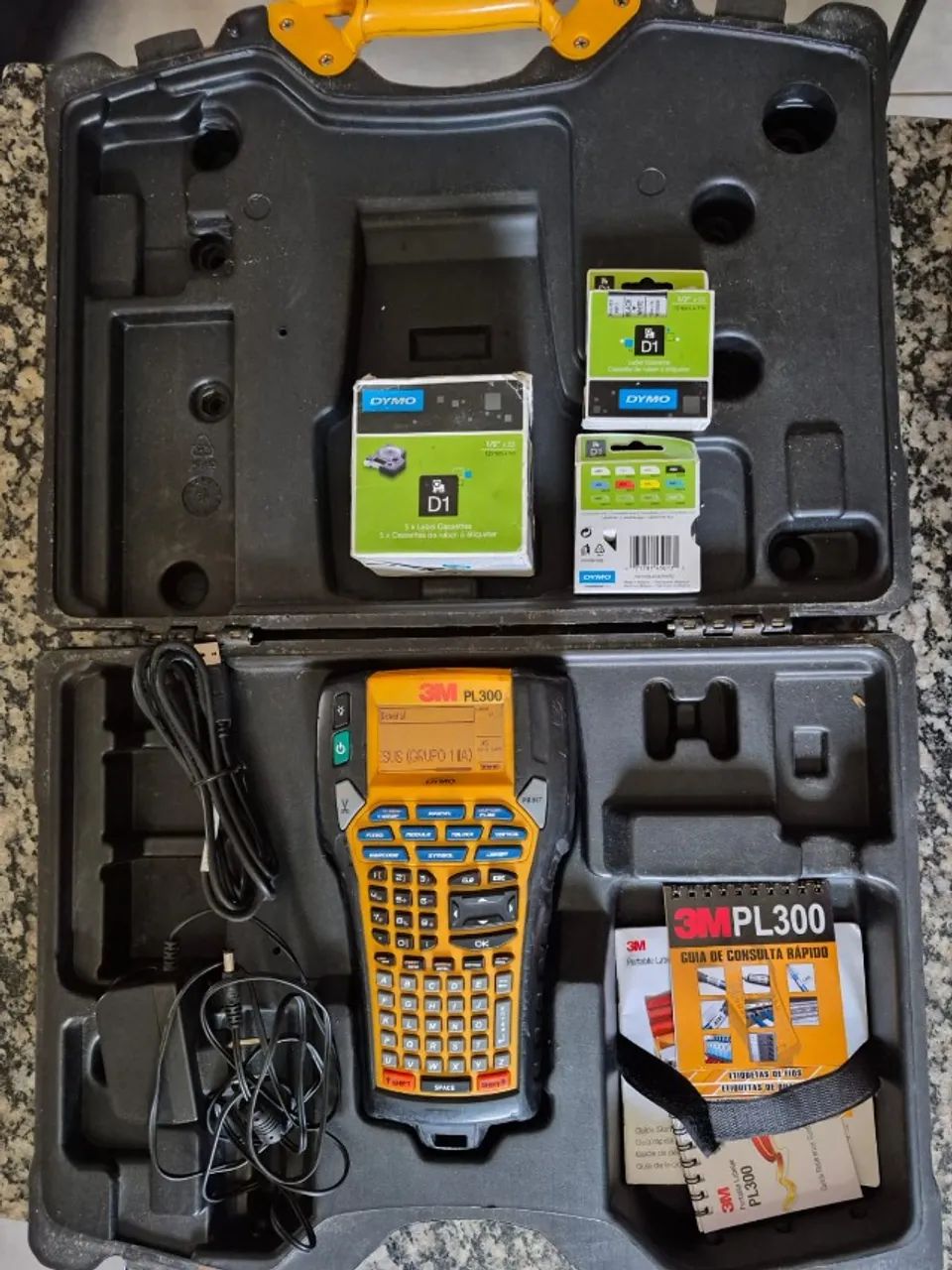 Rotuladora Profissional 3M PL300 (Dymo) - Kit Completo com Maleta e ...