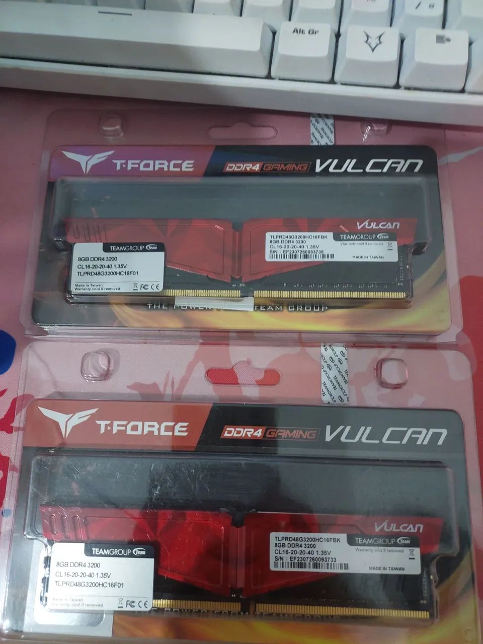 Memória RAM TForce Vulcan 16GB DDR4 3200MHz - Memória RAM - Prefeito ...