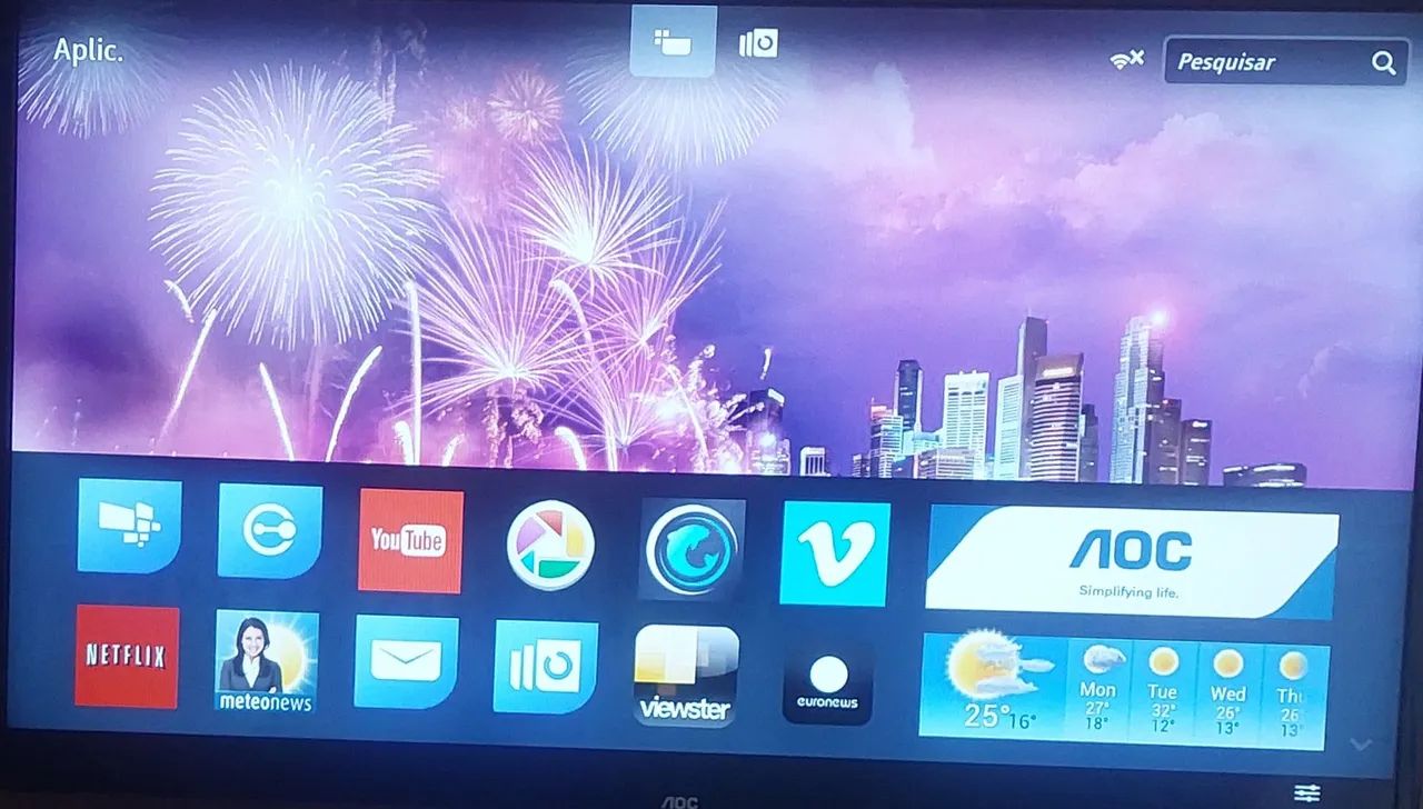 Promoçao! Tv Led 39 polegadas com acesso, netflix, youtub etc.. com ...