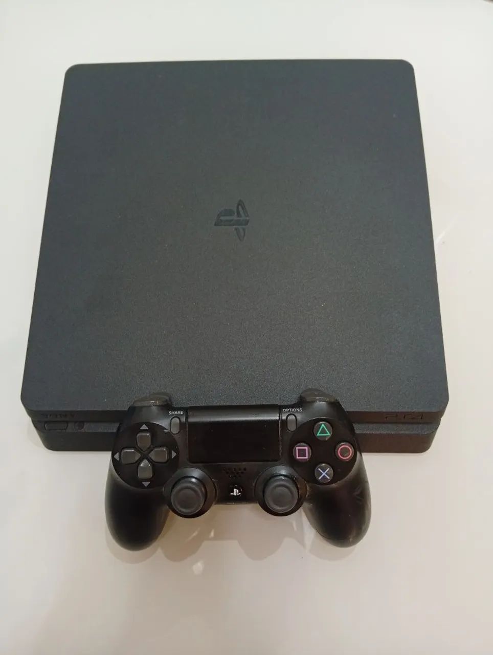 PS4 SLIM 1TB +1 CONTROLE + GOD OF WAR RAGNAROK - Consoles de Vídeo Game ...