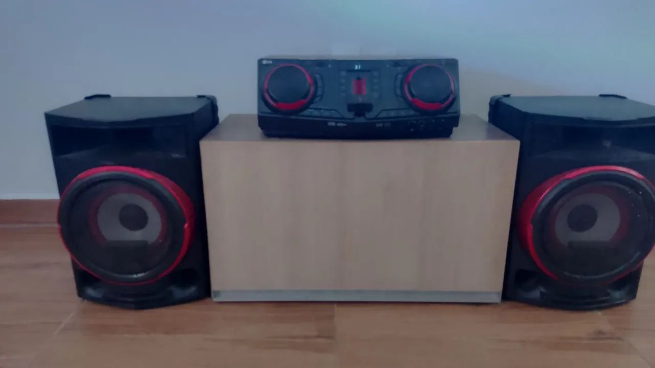 "mini system lg 1800w" no Brasil