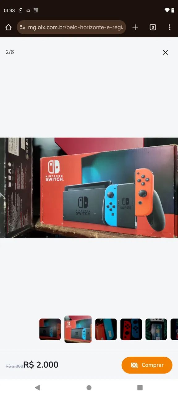 Nintendo switch V2 destravado - Consoles de Vídeo Game - Nossa Senhora ...