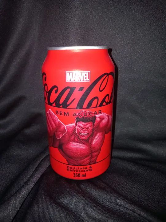 Lata Coca-Cola Marvel Hulk lacrada - Hobbies e coleções - Carazinho ...
