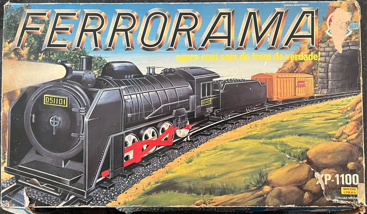Trem Elétrico Ferrorama XP-1100 - Hobbies e coleções - Vila Brandina ...