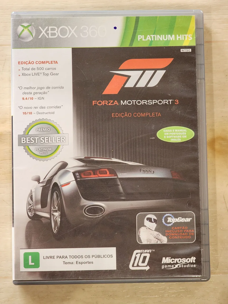 "forza motorsport 3 xbox 360" no Brasil