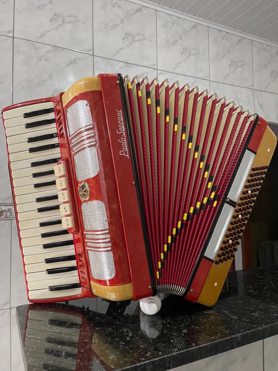 "sanfona ou acordeon" - Instrumentos musicais no Brasil