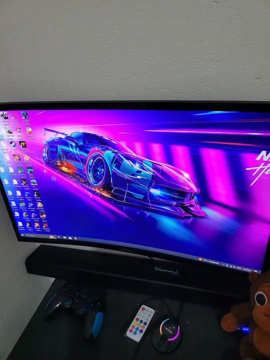 "monitor samsung curvo" no Brasil
