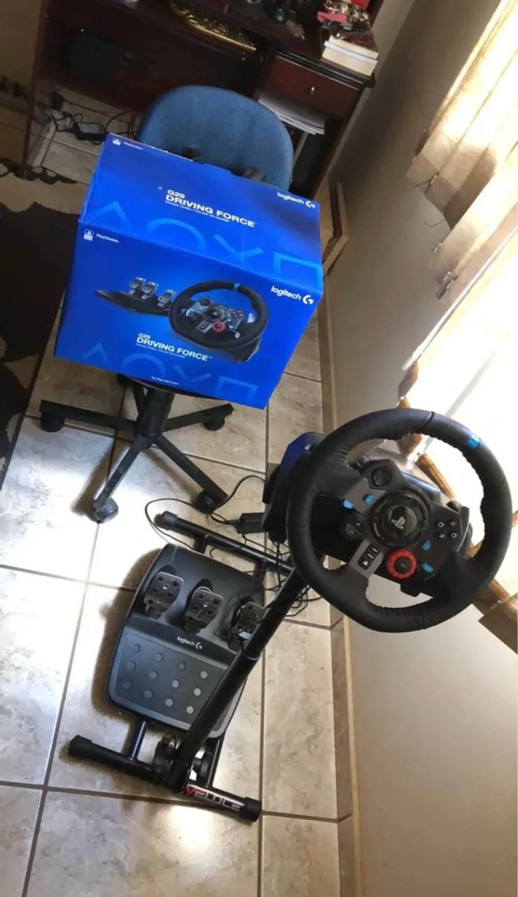 Volante Logitech G29 + Cockpit Veloce - Peças e Acessórios de Vídeo ...