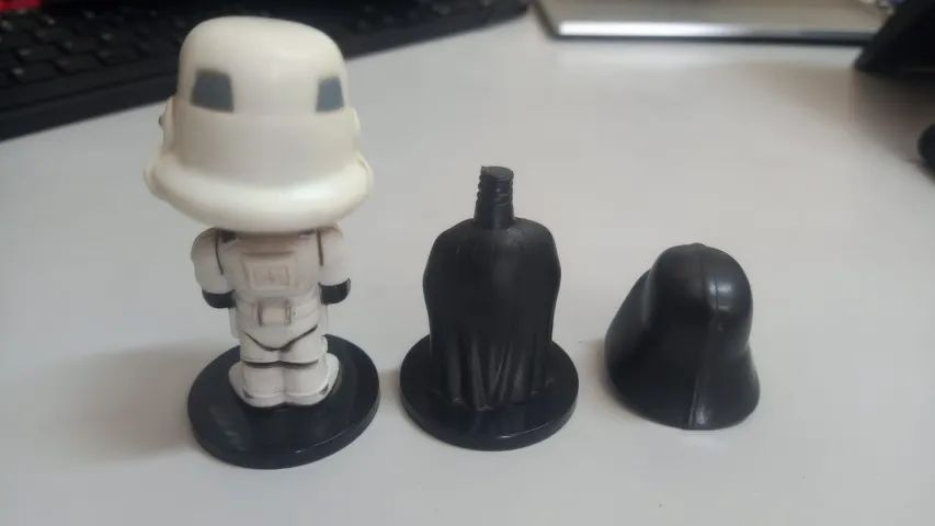 Star Wars Mini Bobble-Head Two Pack Stormtrooper Darth Vader - Hobbies ...