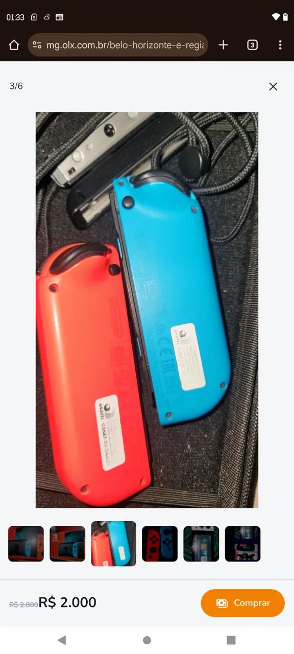 Nintendo switch V2 destravado - Consoles de Vídeo Game - Nossa Senhora ...