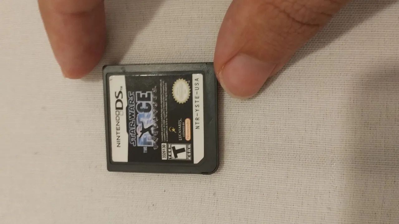 Stars wars the force unleashed II jogo nintendo ds sem capa somente ...