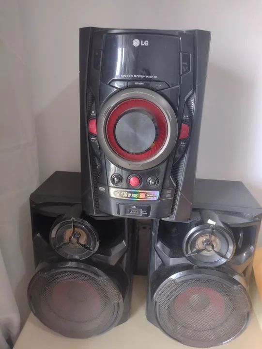 Som LG 3 em 1 com 2 caixas acústicas - Aparelhos de Som - Cachambi, Rio ...
