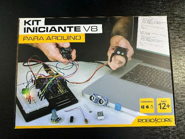 Kit Iniciante Arduino V8 RoboCore - Peças de Hardware - Santo Antônio ...