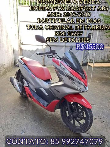 Motos HONDA PCX 2019 no Brasil