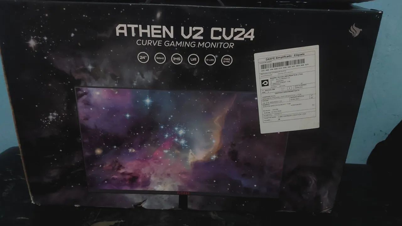 Monitor Gamer Curvo ATHEN V2 CV24 - 24 polegadas - 165Hz - Monitores - Chácara do Sol, São Paulo ...
