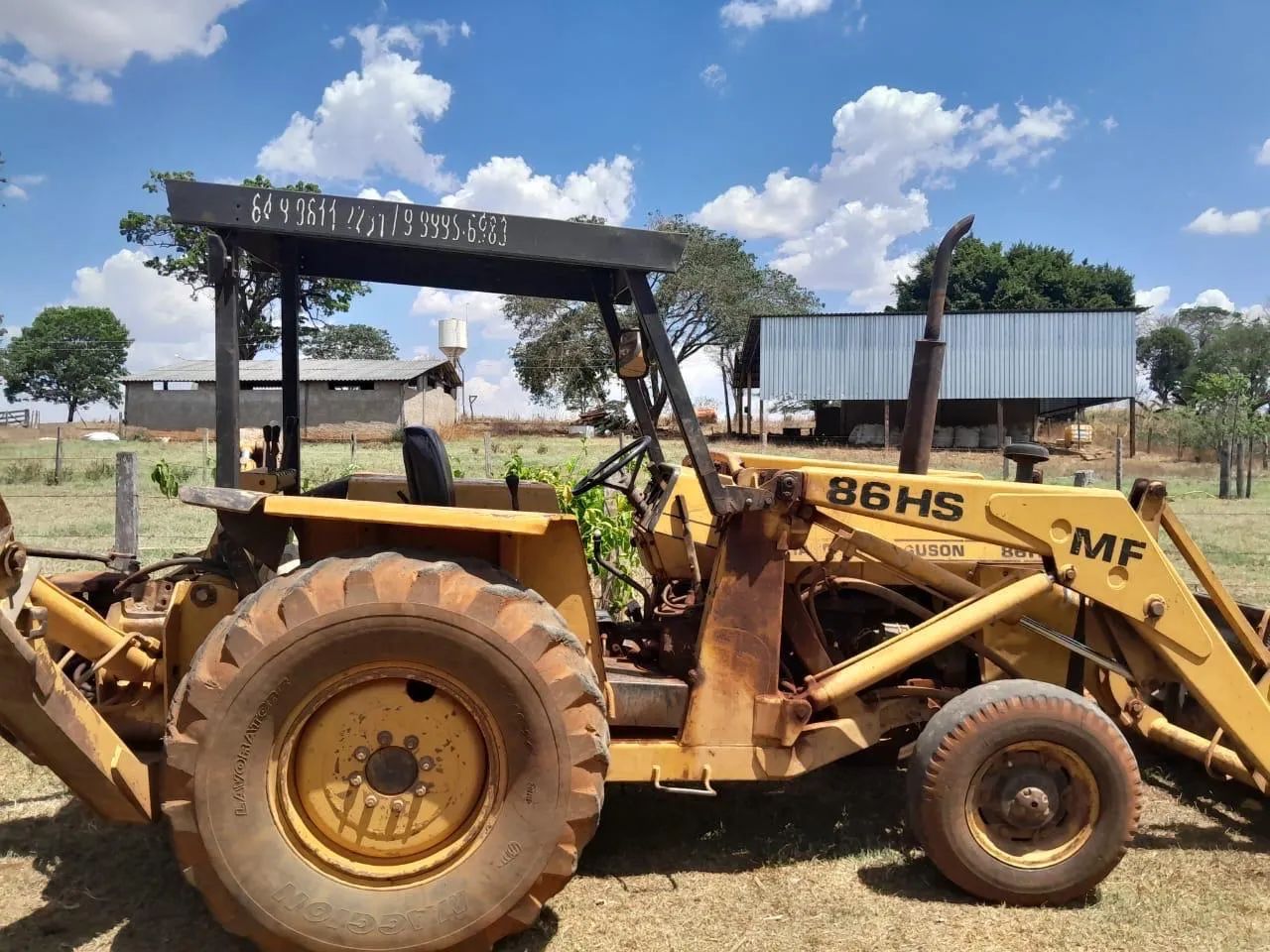 Retroescavadeira MF 86 HS Usado - Tratores e máquinas agrícolas - Palmeiras de Goiás 1377571127 ...