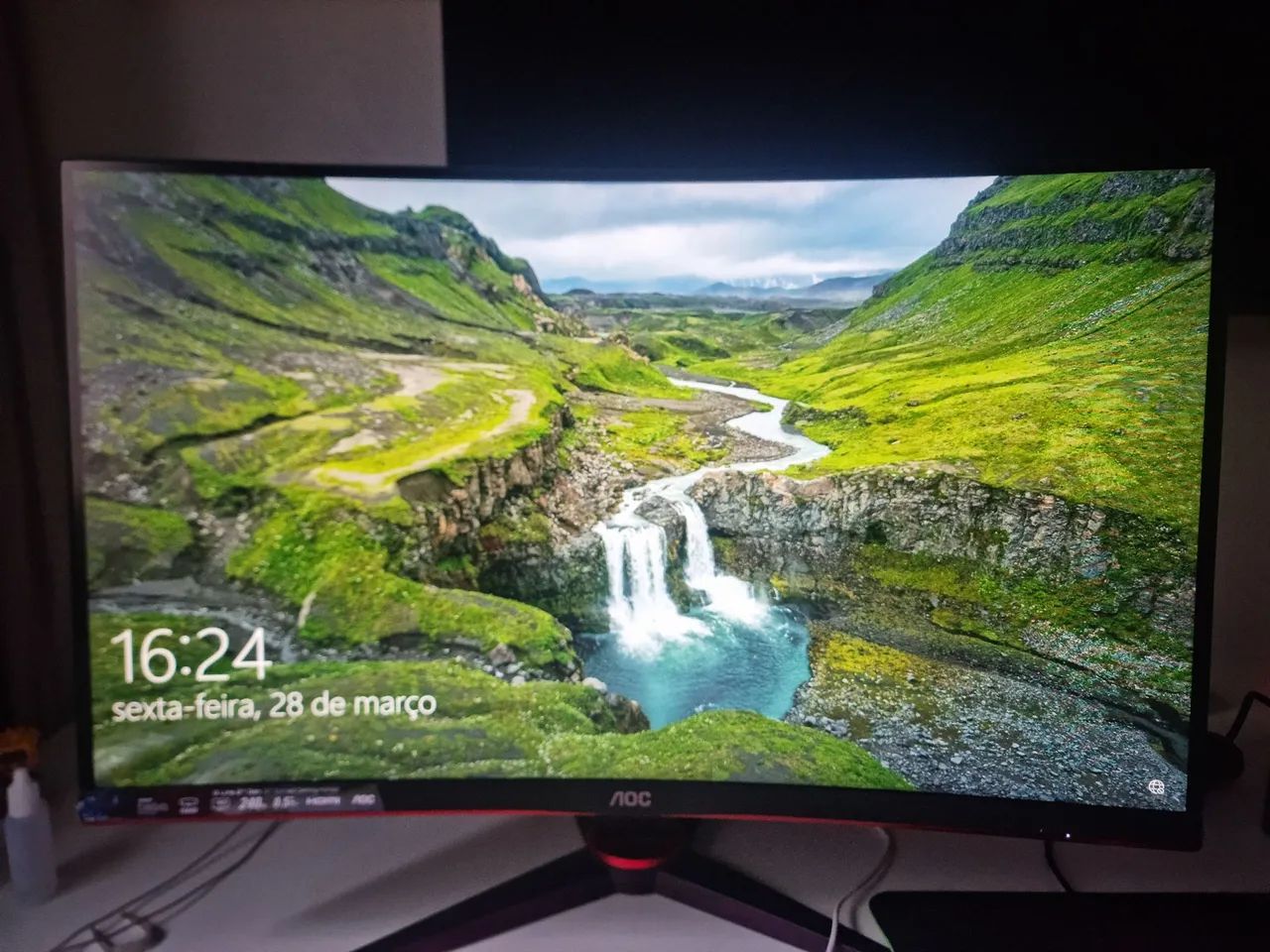 Monitor AOC Curvo Gamer 27 polegadas - Monitores - Guará I, Brasília 1392191650 | OLX