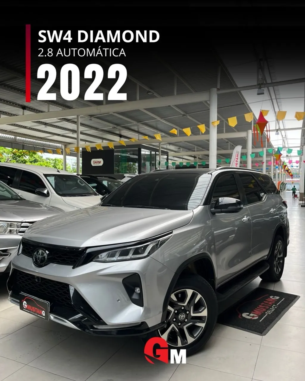 TOYOTA HILUX SW4 DIAMOND 2.8 TB 4X4 DIE. AUT. Usados e Novos