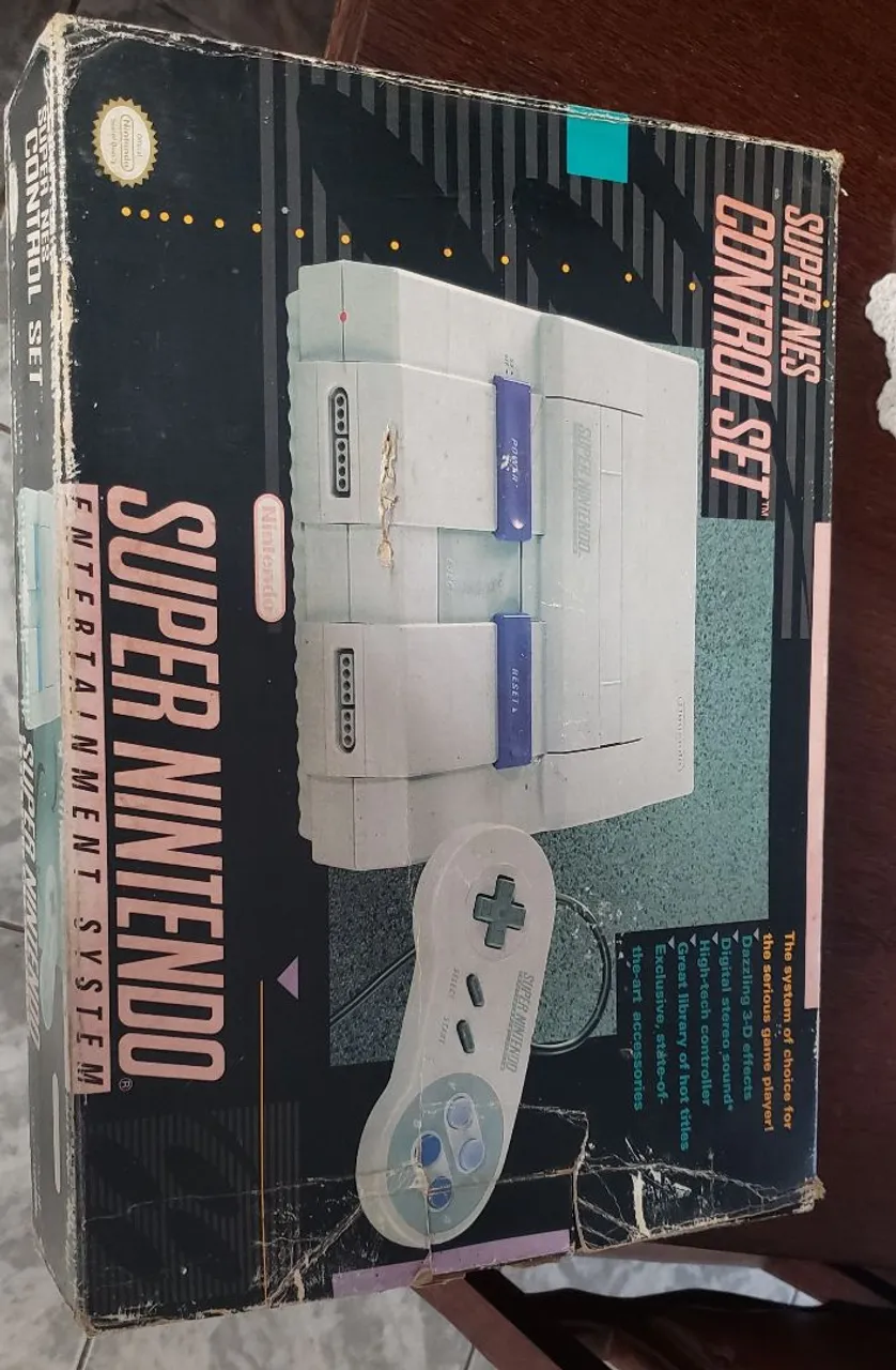 "super nintendo original" no Brasil