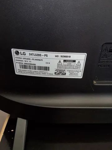 "tv led lg 24 polegadas" no Brasil