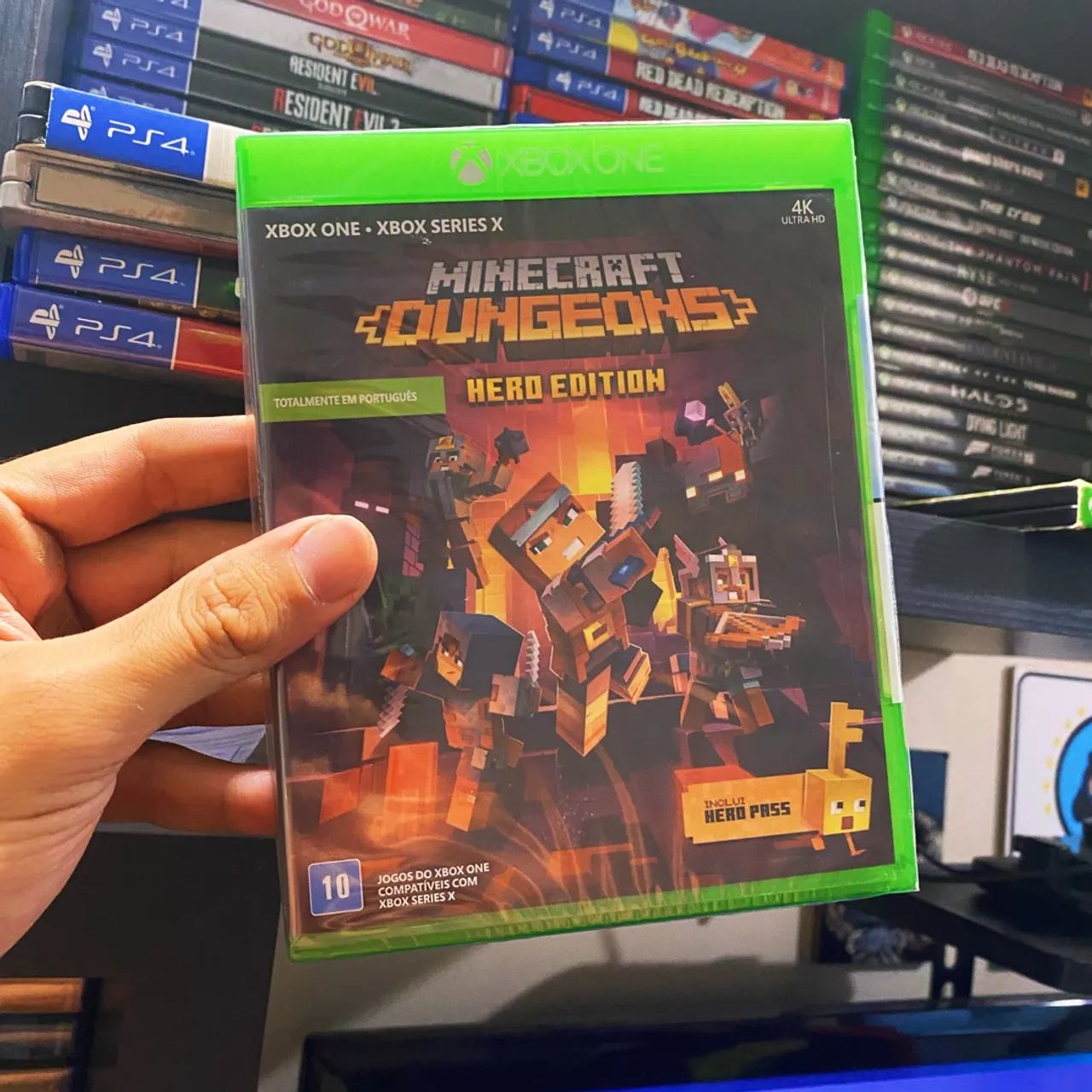 Minecraft Dungeons Hero Edition Lacrado - Xbox One - Jogos de Vídeo ...
