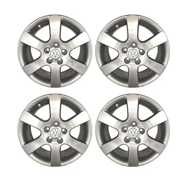 JOGO RESTAURADO DE 4 RODAS ARO 15 ORIGINAL VW BORA FOX POLO GOLF SPACEFOX VIRTUS CROSSFOX ...