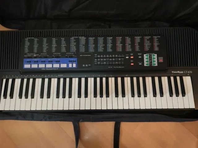 Teclado Casio CT-670, Completo e em Ótimo Estado! - Instrumentos ...