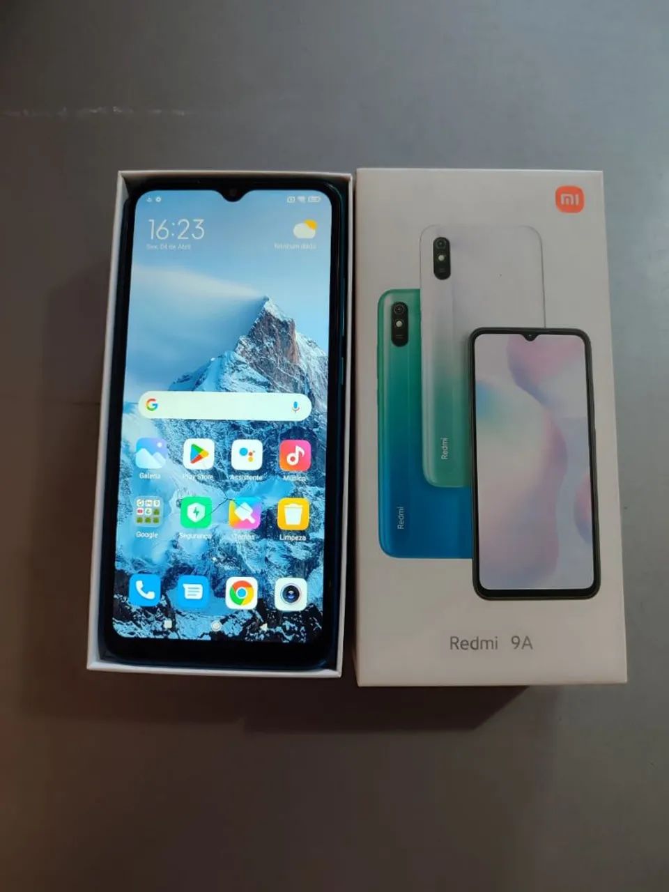 Celular redmi A9 com a tela trincada sem carregador está tudo funcionando - Celulares e ...