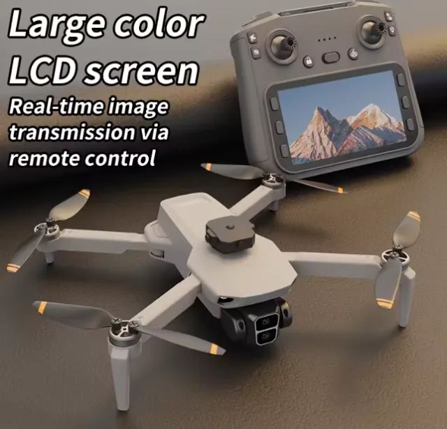 Drone L106-1 MAX GPS, Controle com Tela 4.5?, Sensor de Obstáculo ...