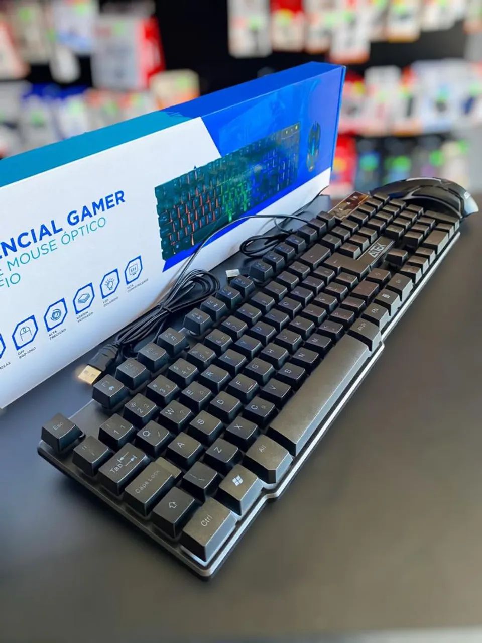 KIT TECLADO E MOUSE GAMER RGB AITEK AKT-G1713 - Periféricos e Acessórios de Computador ...