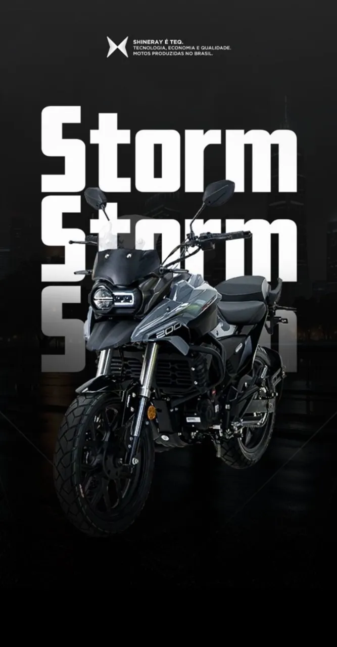 Motos Shineray XY 200 STORM EFI no Brasil