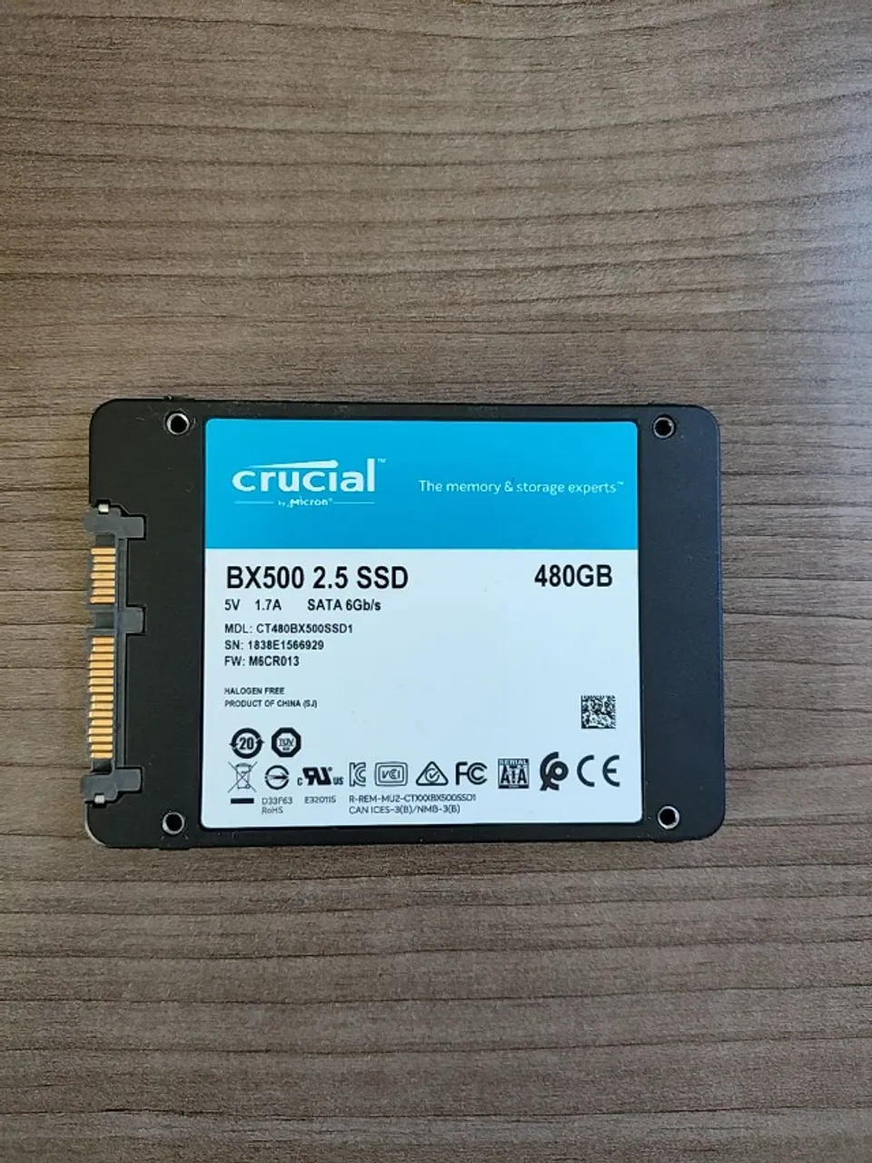 "ssd crucial 480gb" no Brasil