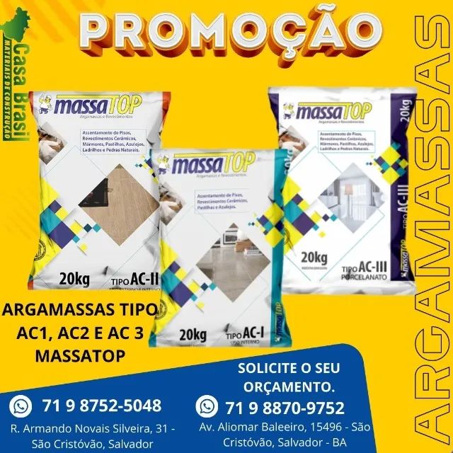 "argamassa ac 2" no Brasil