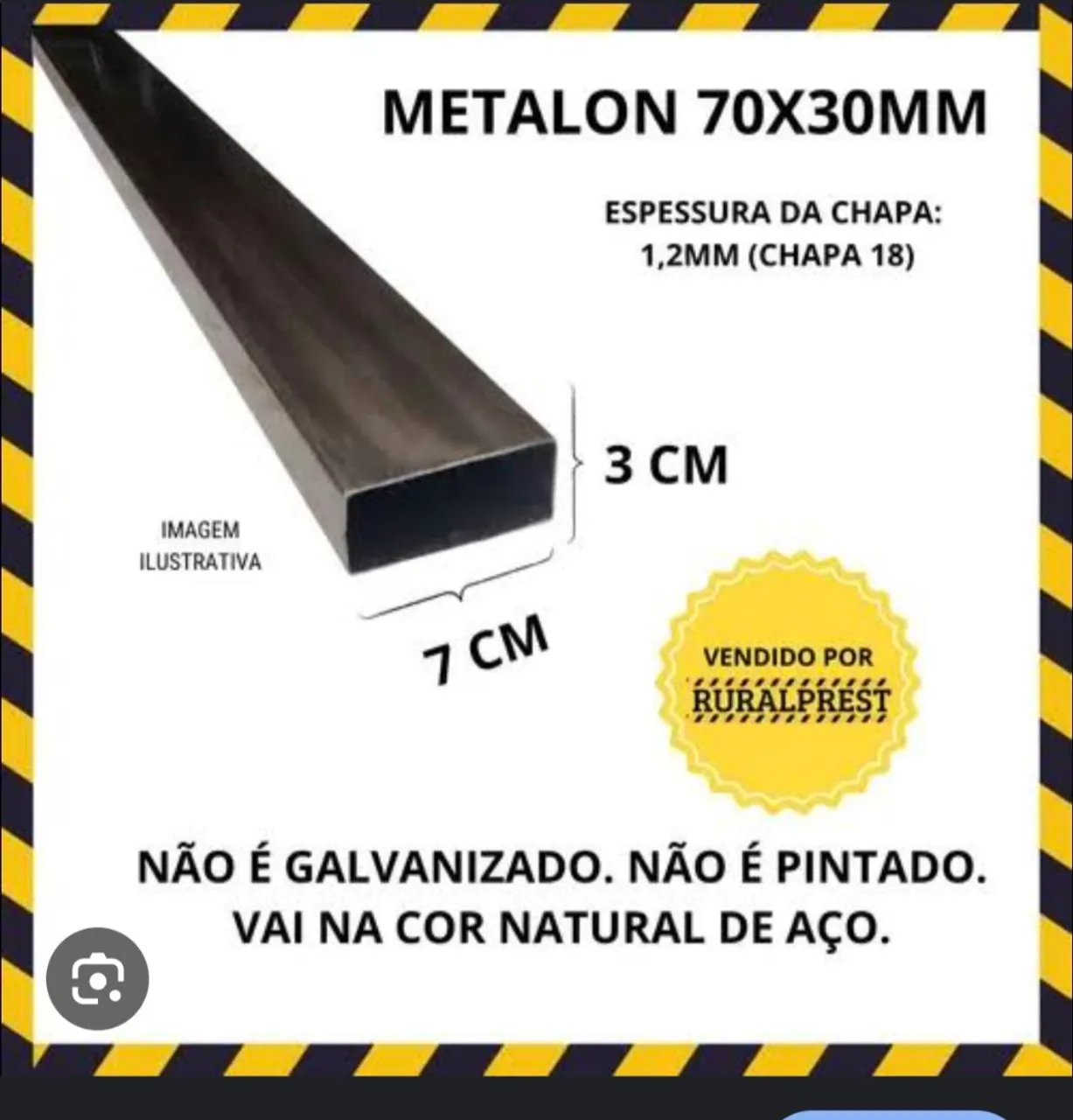 "metalon 30x20" no Brasil